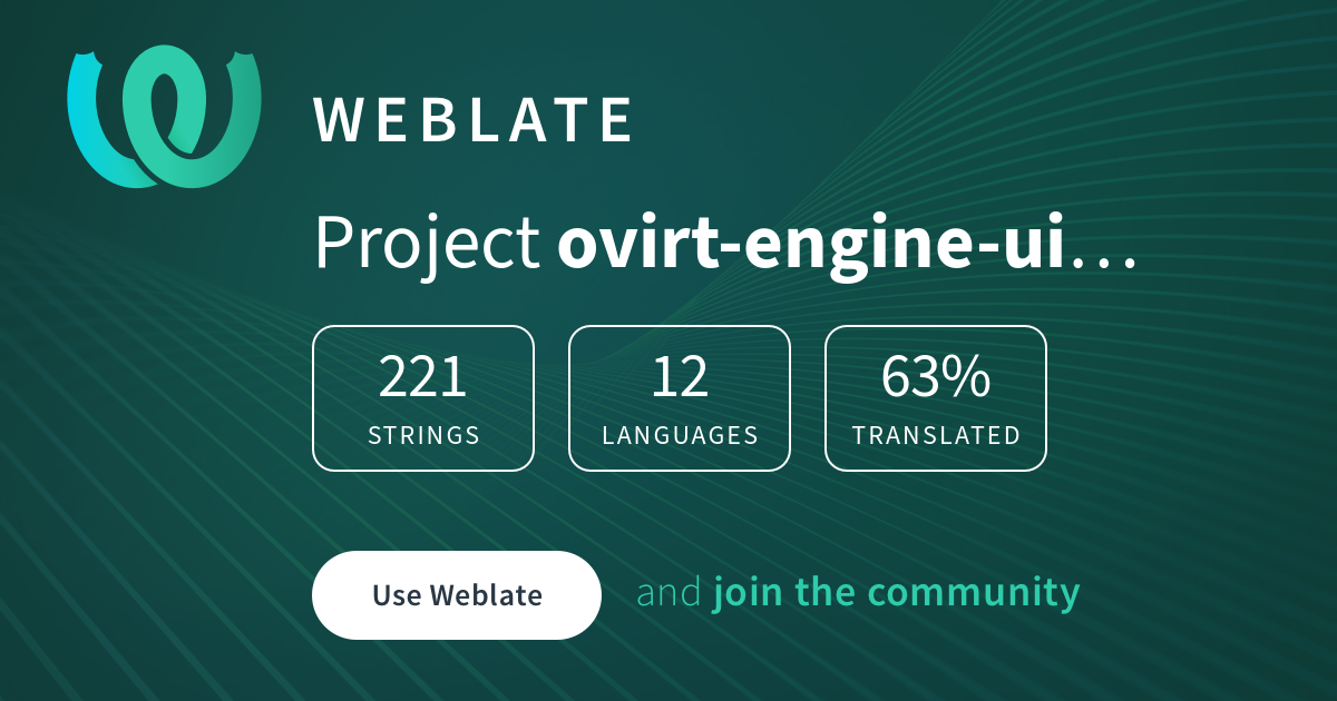 ovirt-engine-ui-extensions @ Weblate